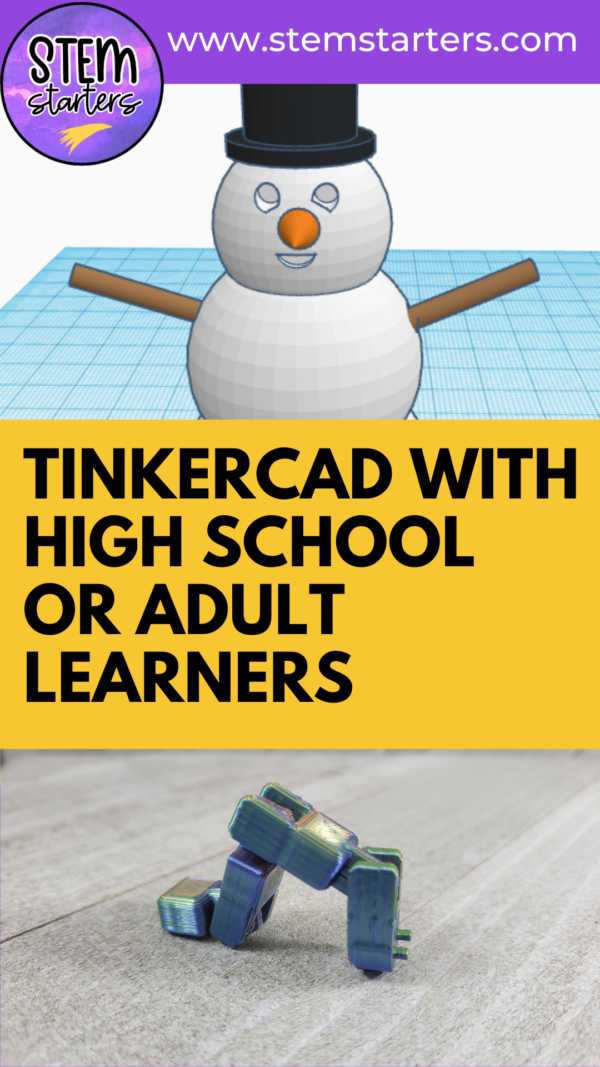 Teaching Advanced 3D Printing with Tinkercad for High School and Adult ...